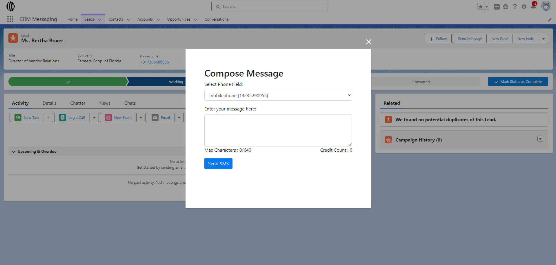 1 1 Conversations Crm Messaging